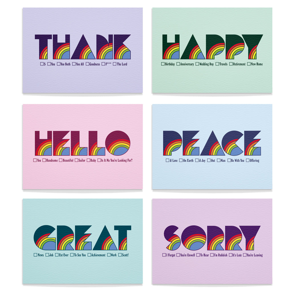 Five Letter Word Card - Set – Studio Gardiner